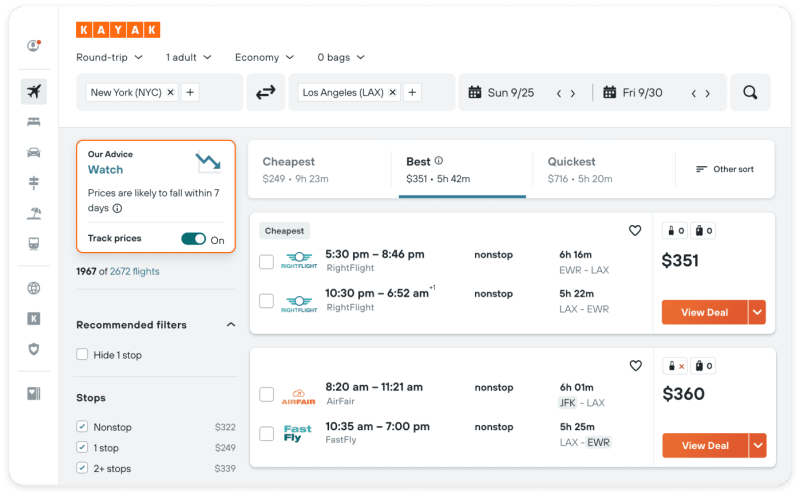 How Does KAYAK’s Price Forecast Work? - Travel Hacker Blog