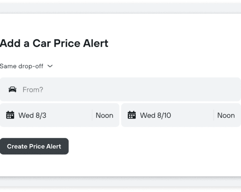 Introducing: Price Alerts for cars.