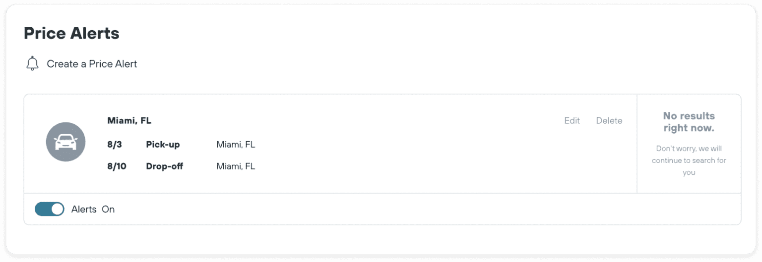 Introducing: Price Alerts for cars.