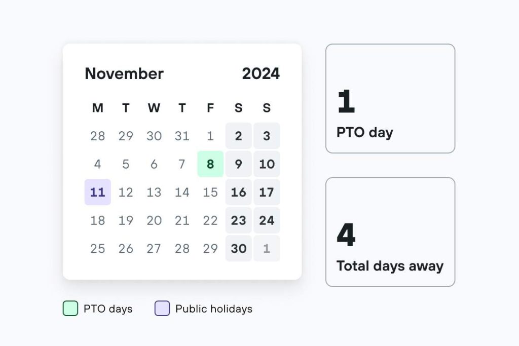 Maximize your time off with KAYAK’s PTO Calculator.