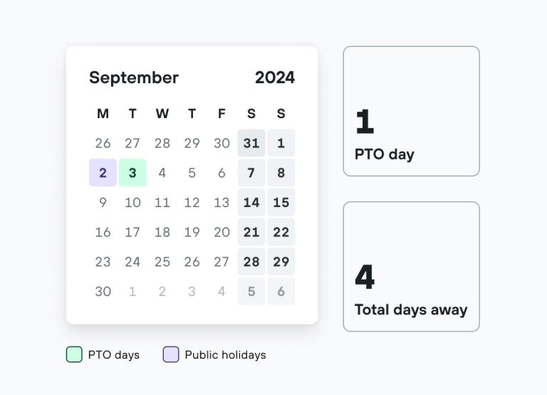 Maximize your time off with KAYAK’s PTO Calculator.